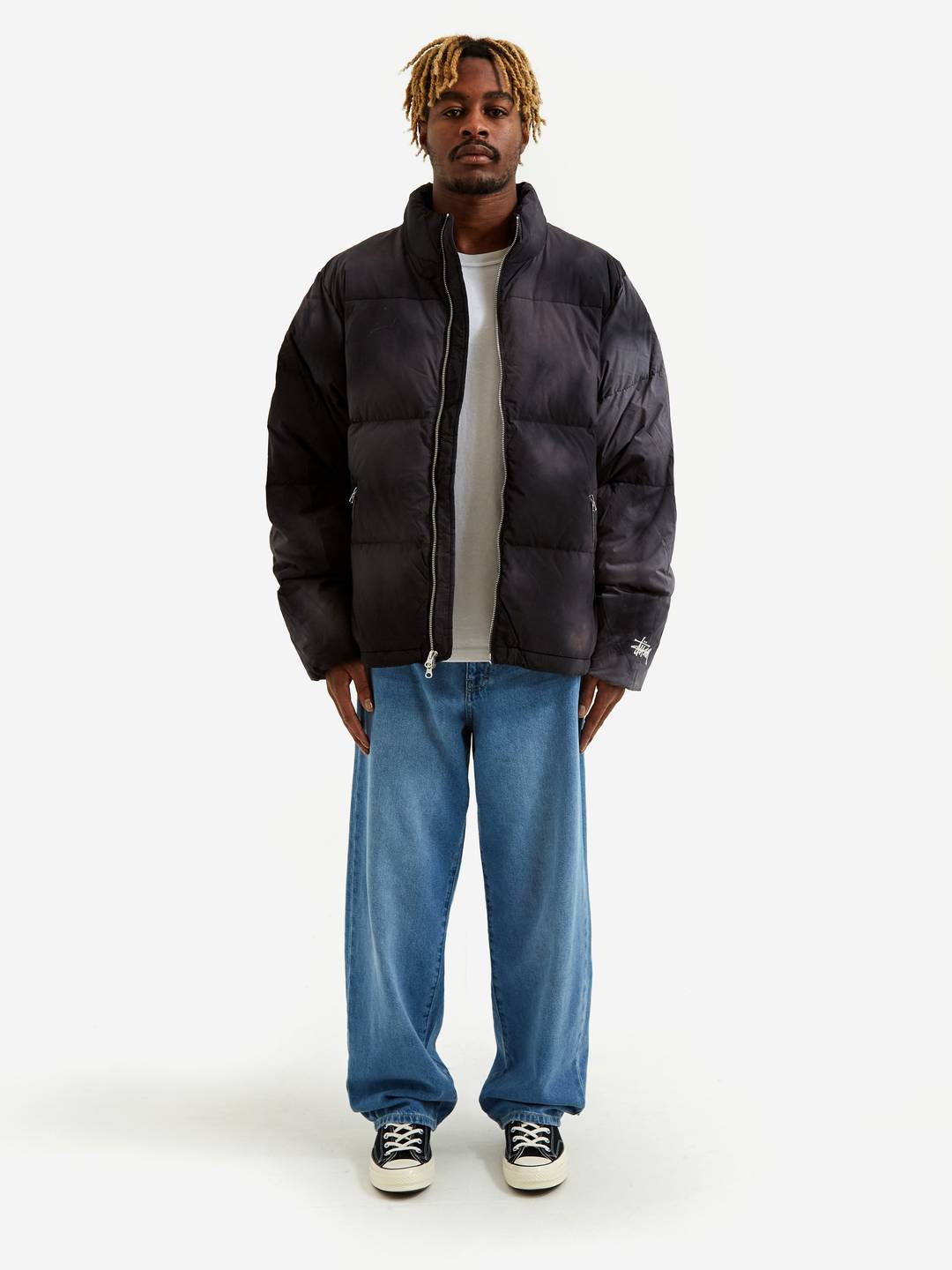 Stussy Recycled Nylon Down Puffer - Vintage Black – Goodhood