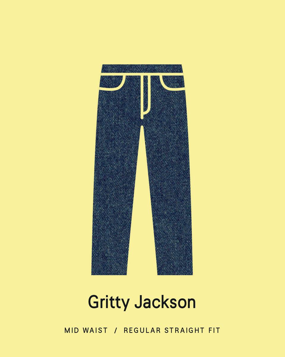 Nudie Gritty Jackson Regular Fit Mens Jeans - Dry Old – JEANSTORE