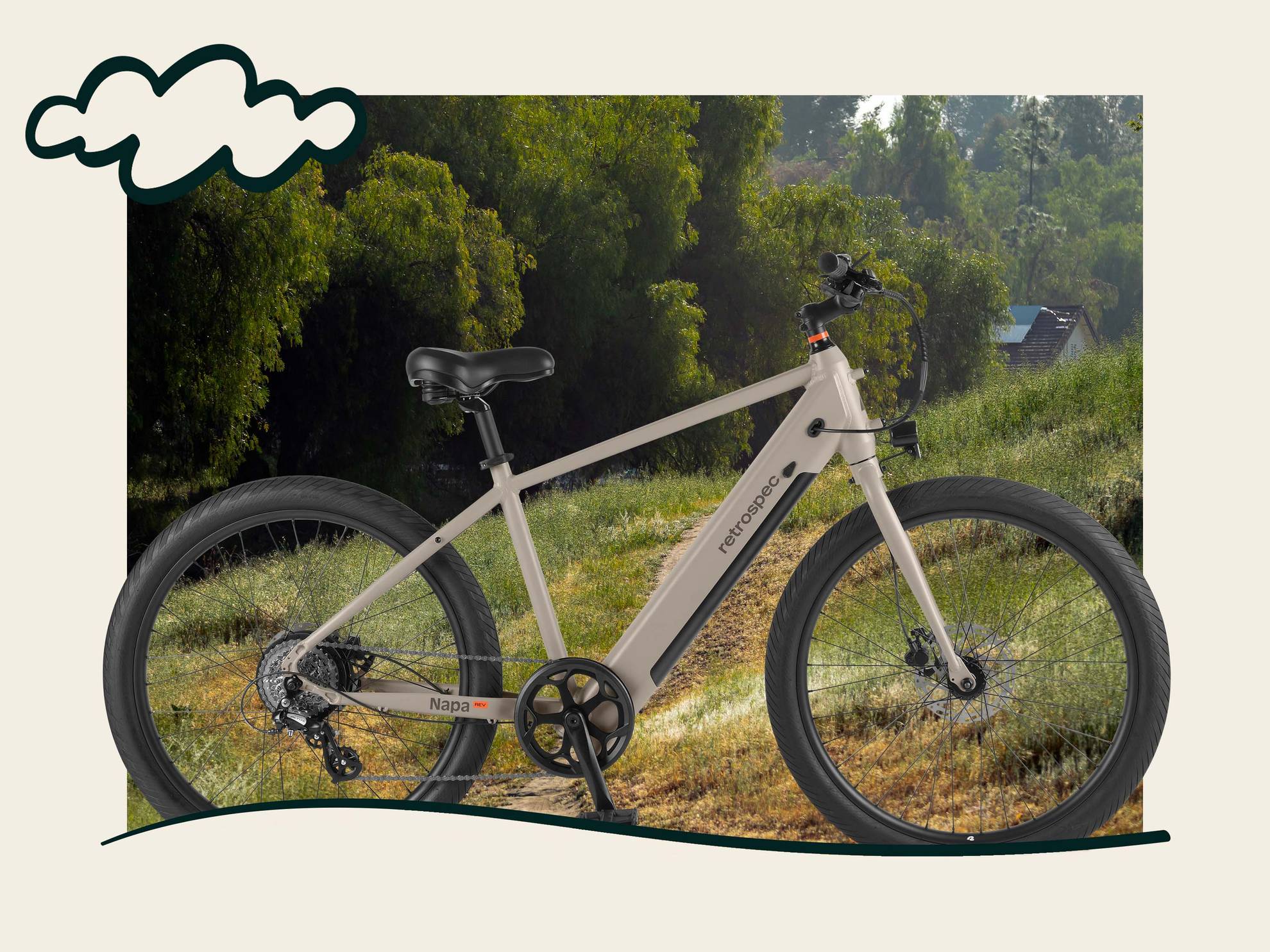 Napa Rev Hybrid/Fitness Electric Bike | Retrospec