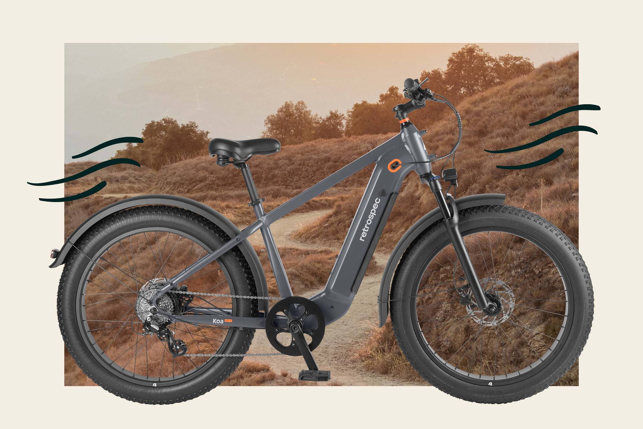 Koa Rev+ 2 26" Fat Tire Electric Bike | Retrospec