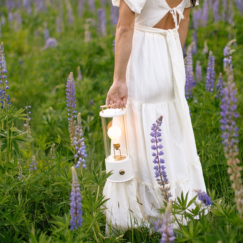 The Muse Portable Lamp in Candlenut White | Tala x Farrow & Ball | Tala