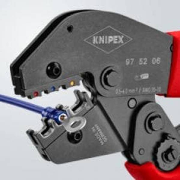 Knipex | 97 52 13 | Two-Handed Operation Crimping Pliers | Plastic Han