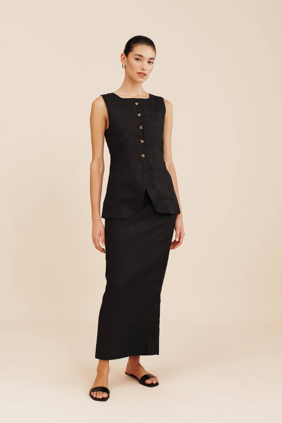HENRY TOP - CREAM & BLACK – POSSE