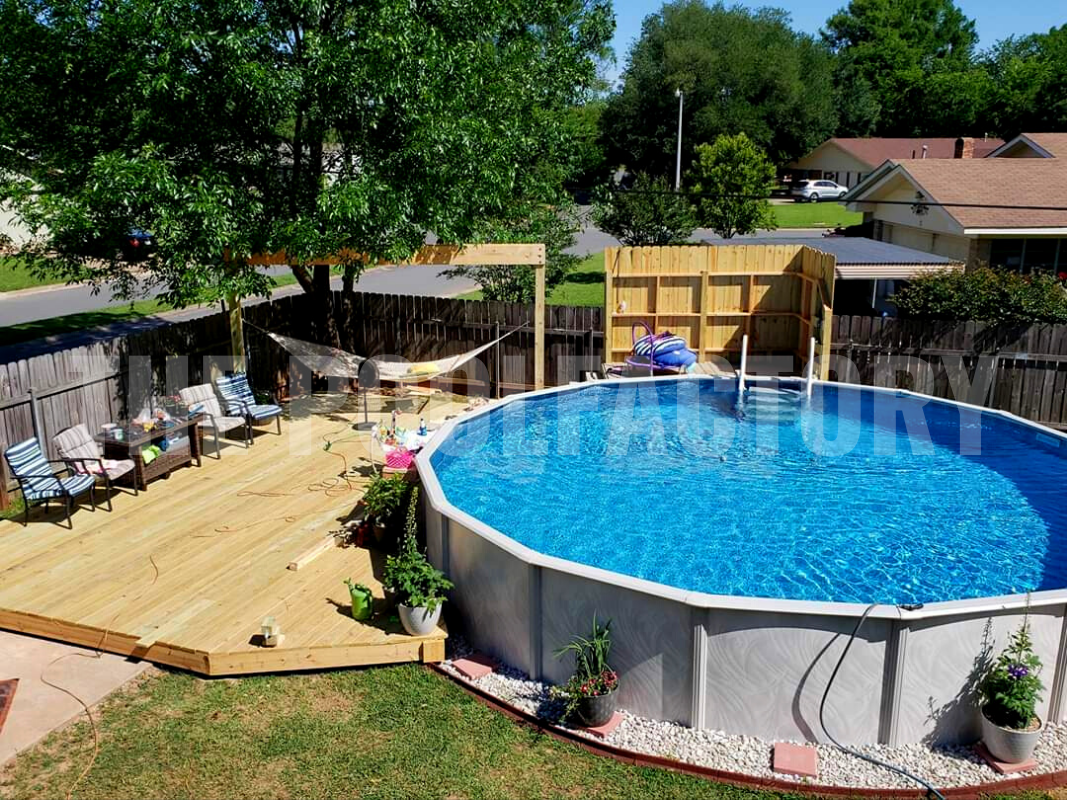 18'x48" Bristol Round Pool | Above Ground Pools – The Pool Factory