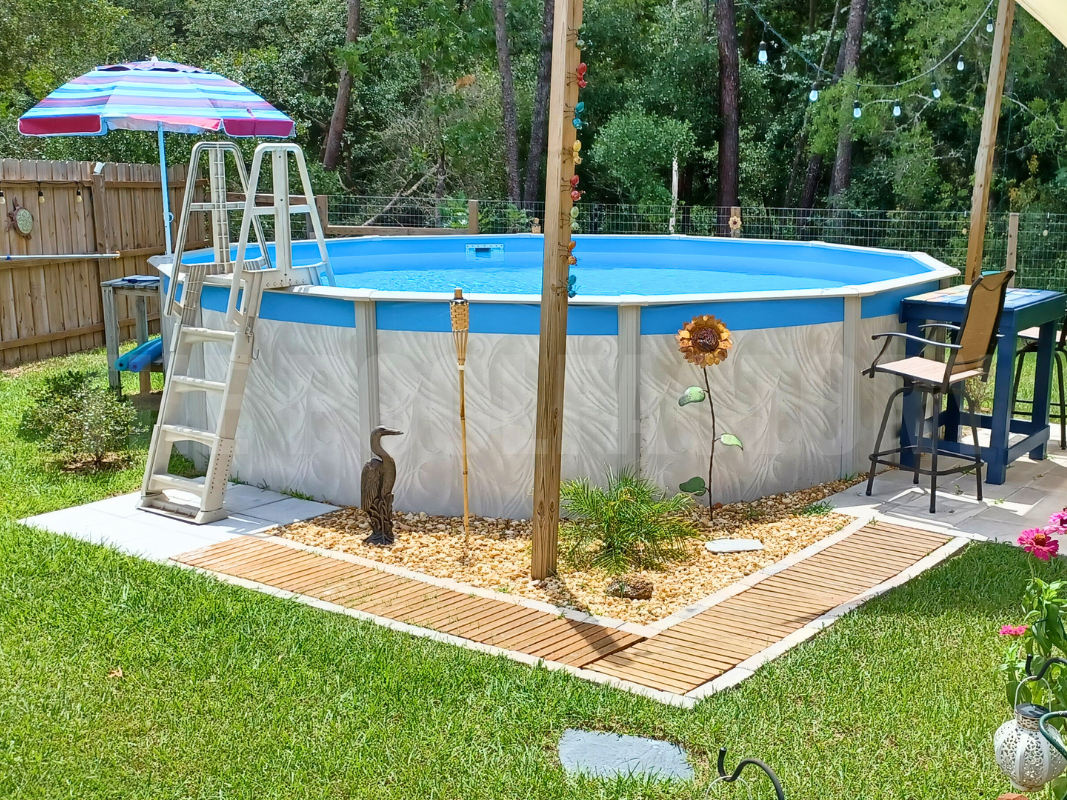 24'x48" Bristol Round Pool | Above Ground Pools – The Pool Factory