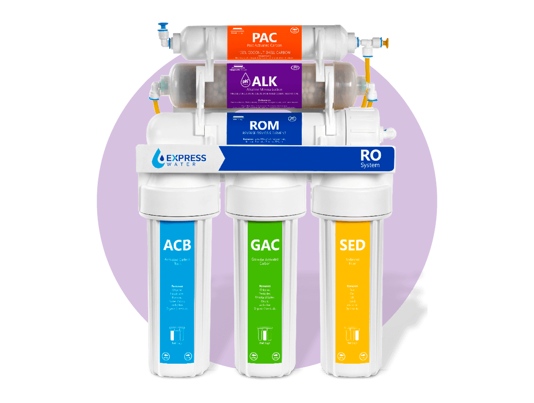 Alkaline Reverse Osmosis System with Brushed Nickel Faucet – Express Water