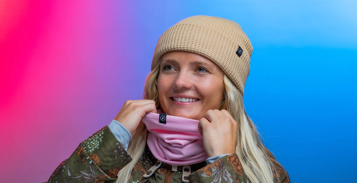 Tan Snow Beanie - Light Tan Waffle Snow & Ski Beanie