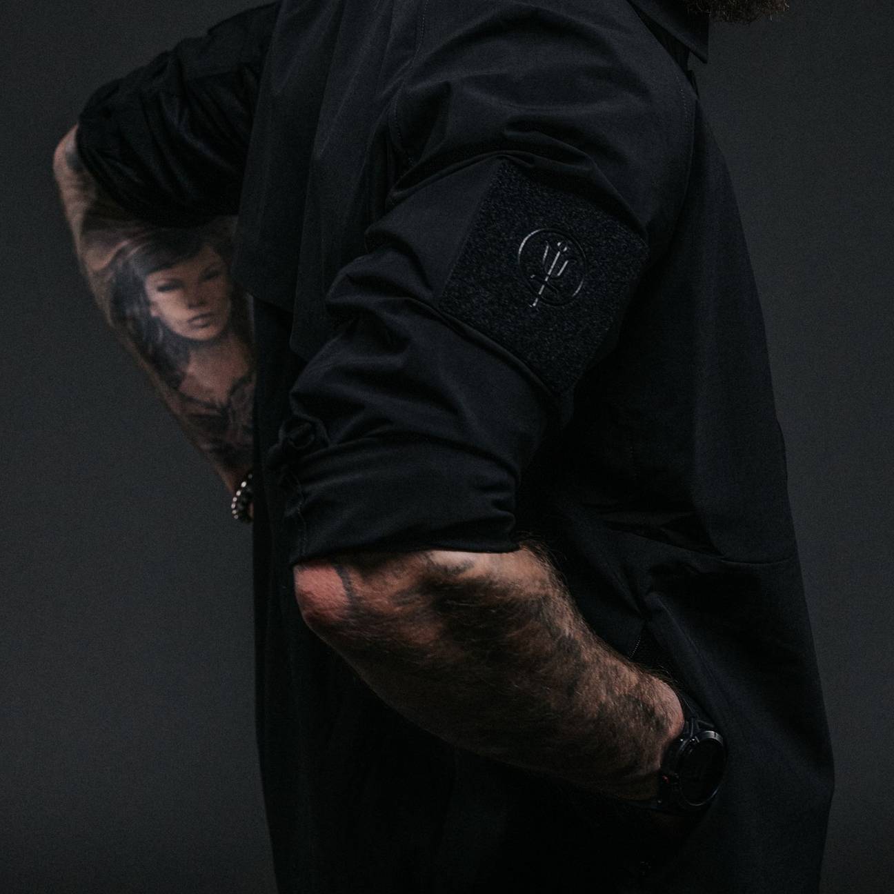 Oryon Carbon Shirt | Premium Black Active-Arid Shirt | ThruDark ...