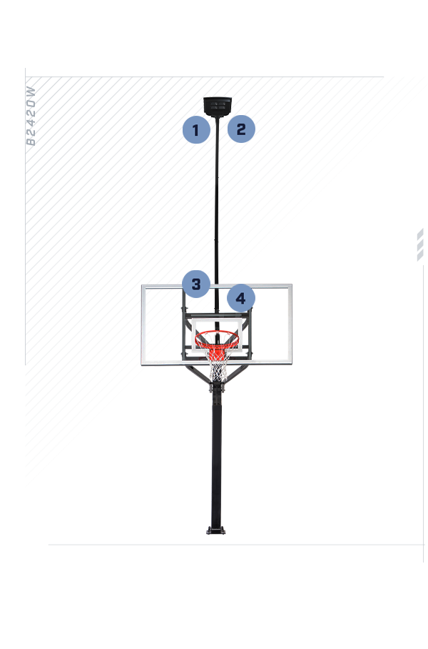 Solar LED Basketball Hoop Light | Goalsetter