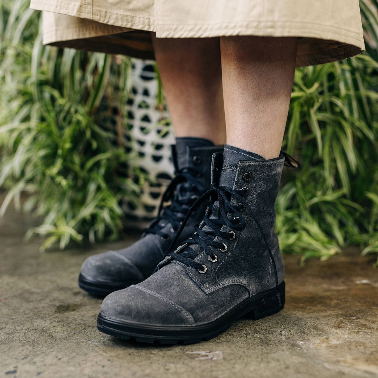 Blundstone 2530 - Originals Lace Up Tall Steel Grey – Blundstone Canada