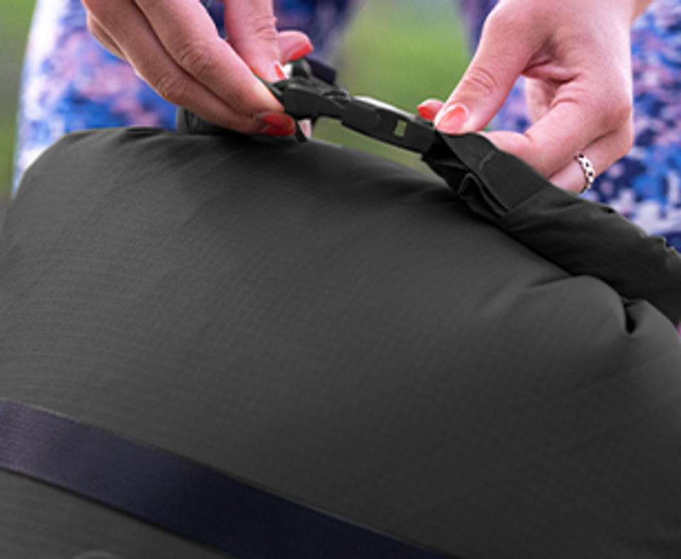 Red Original Pro Change Robe Stash Bag - Black