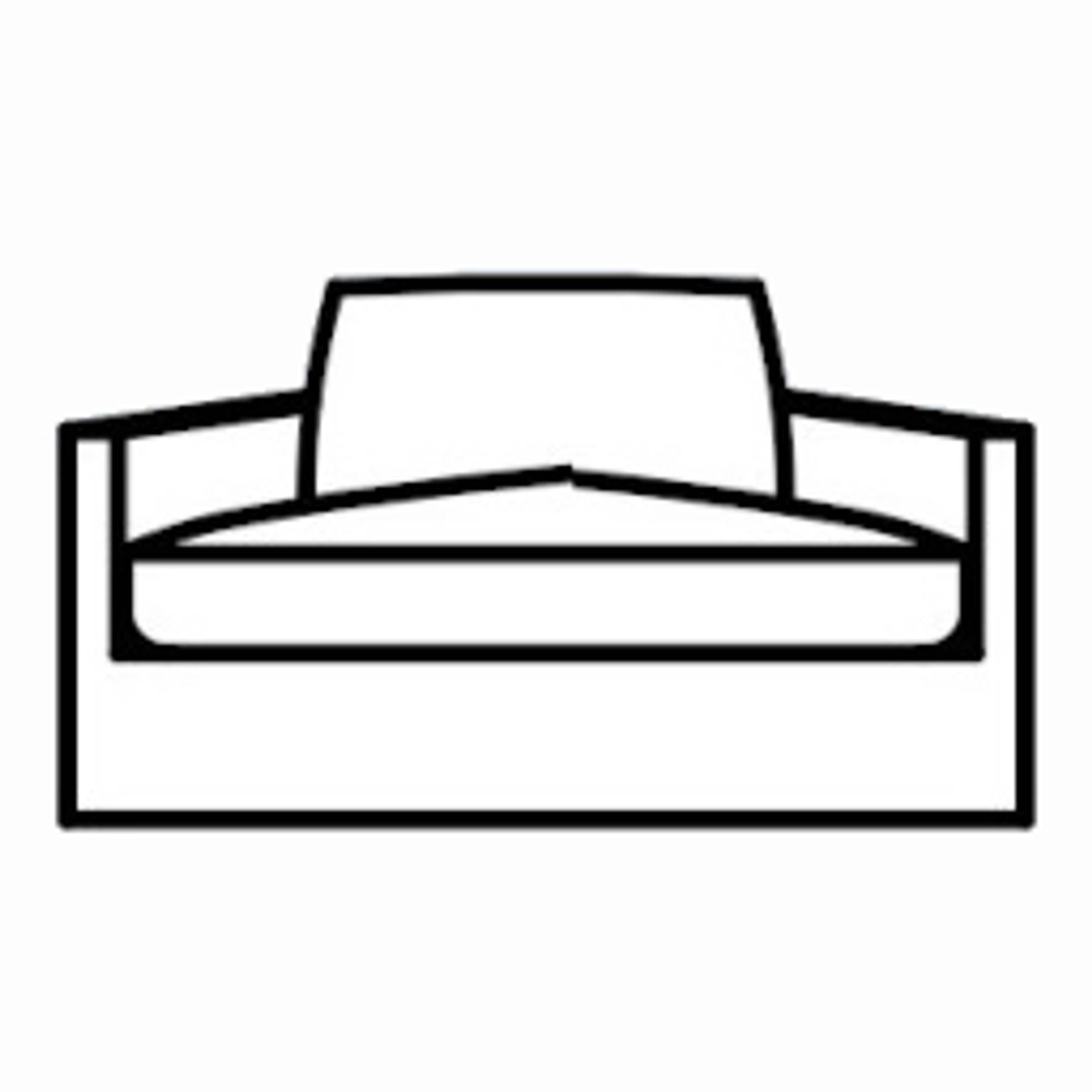 Merced Slope Arm Lounge Chair - Custom Living Room Accent Chair (Grey)