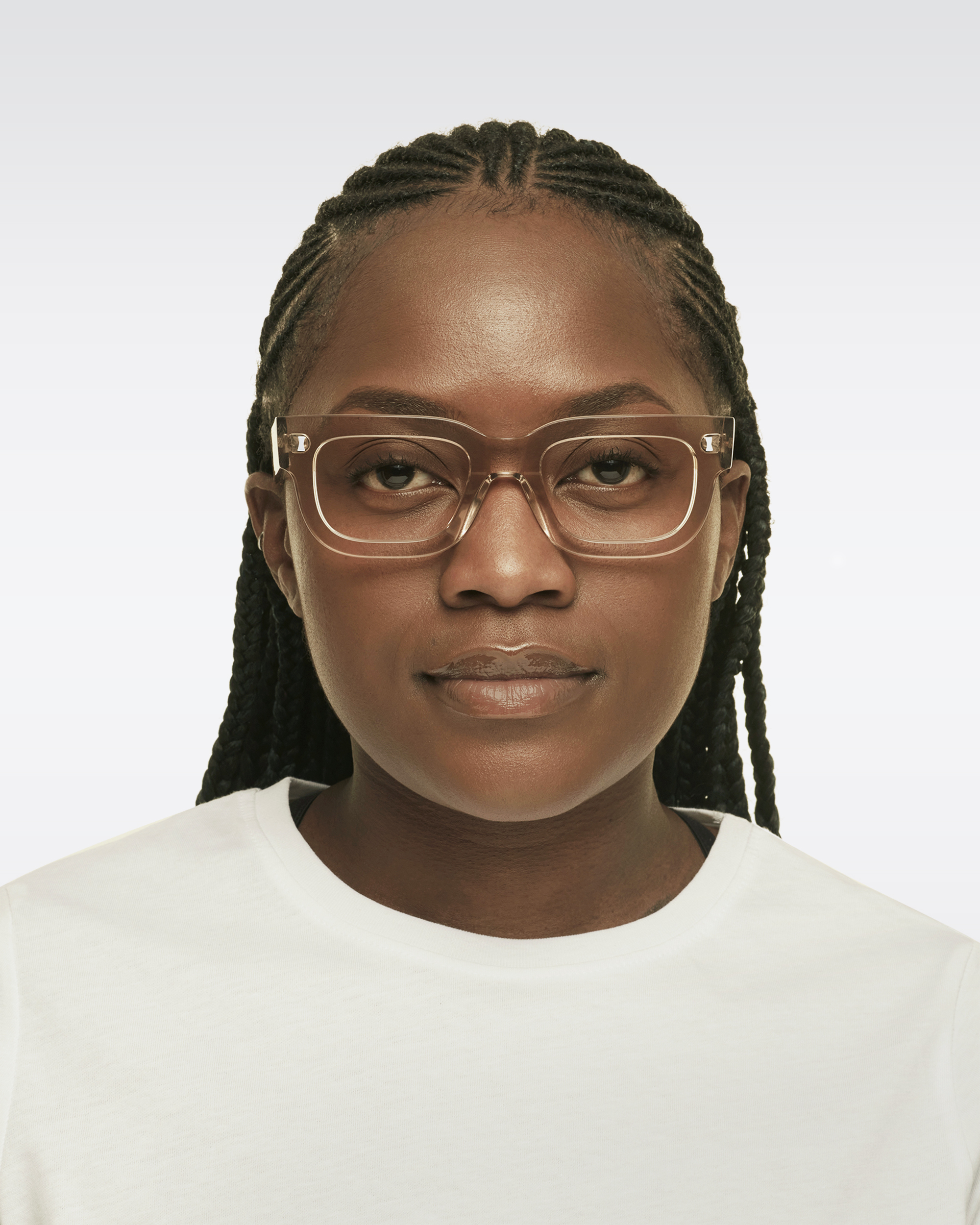Milner: rectangular shaped glasses | Cubitts