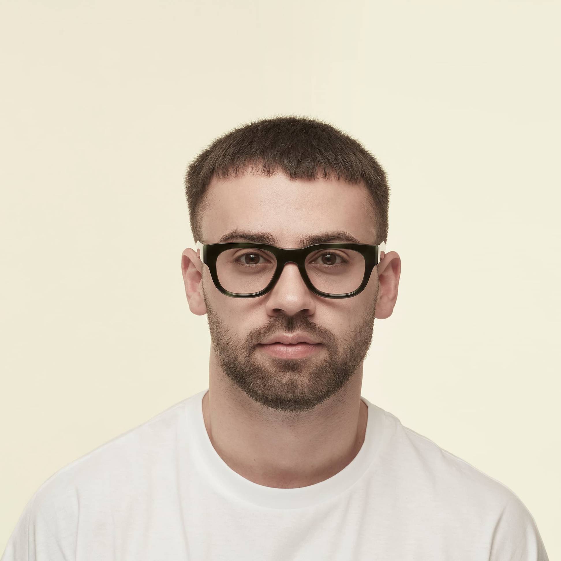 Kember: Square glasses with bent lugs | Cubitts