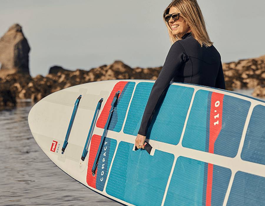 Red Paddle Co 11'0" Compact MSL Pact Inflatable Paddle Board Bundle