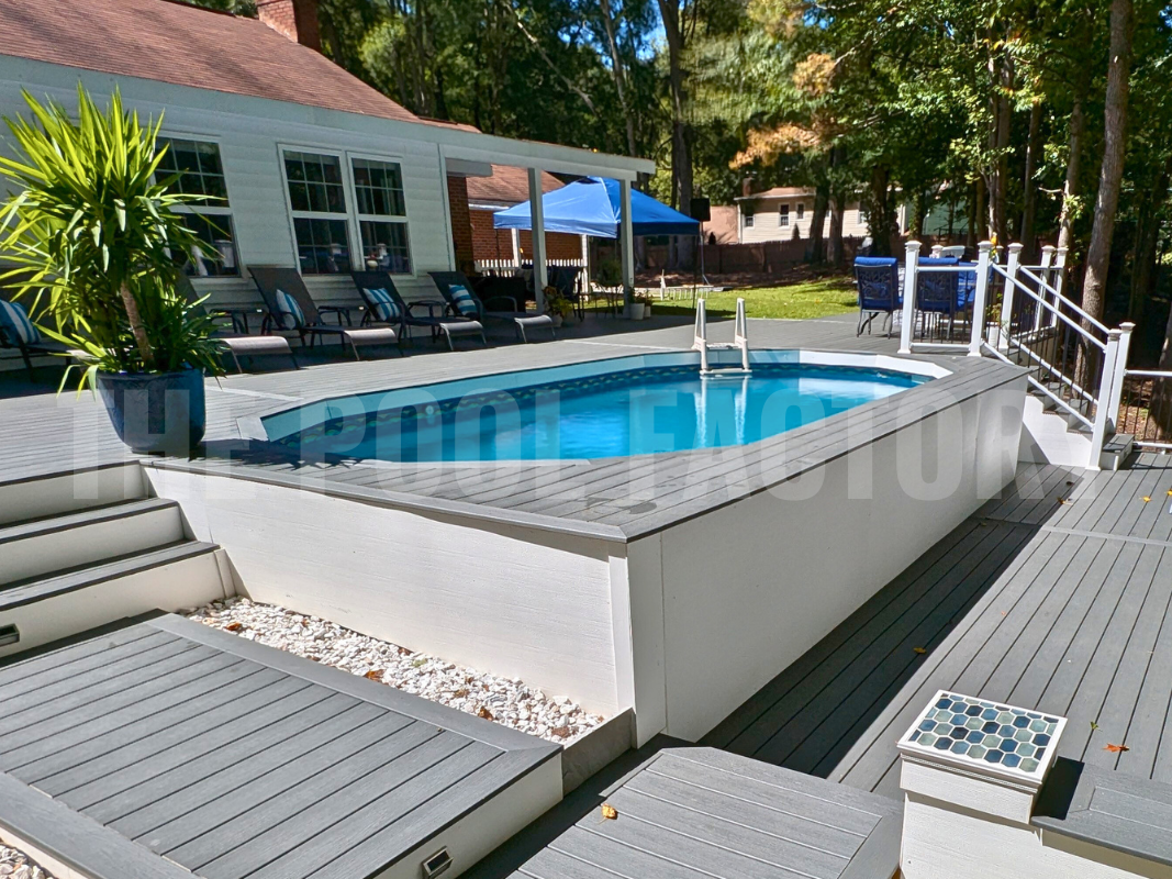 15'x26'x52" Bristol Oval Pool – The Pool Factory