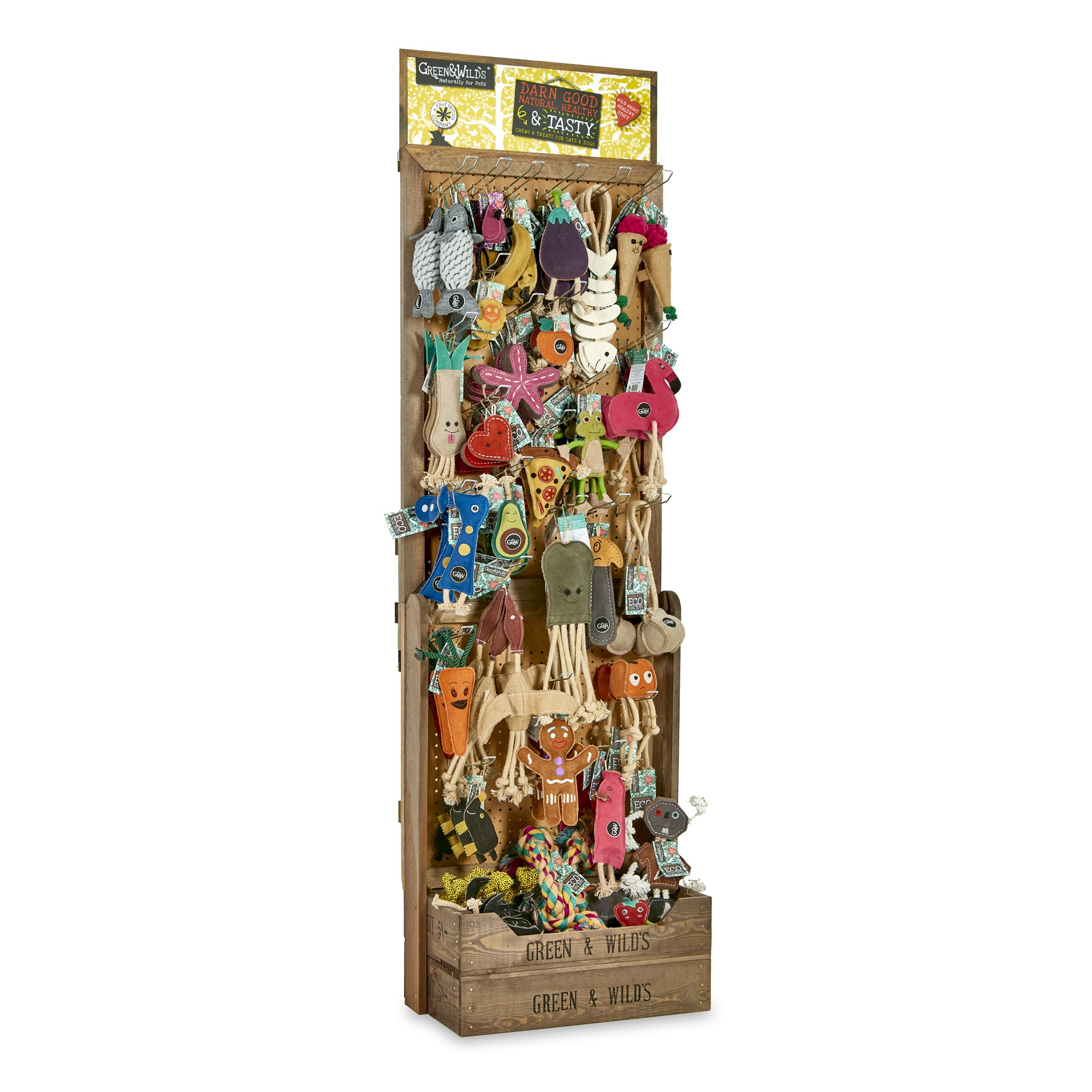 Display stand, Toy hook/hanging stand - complete with fill – Green and ...