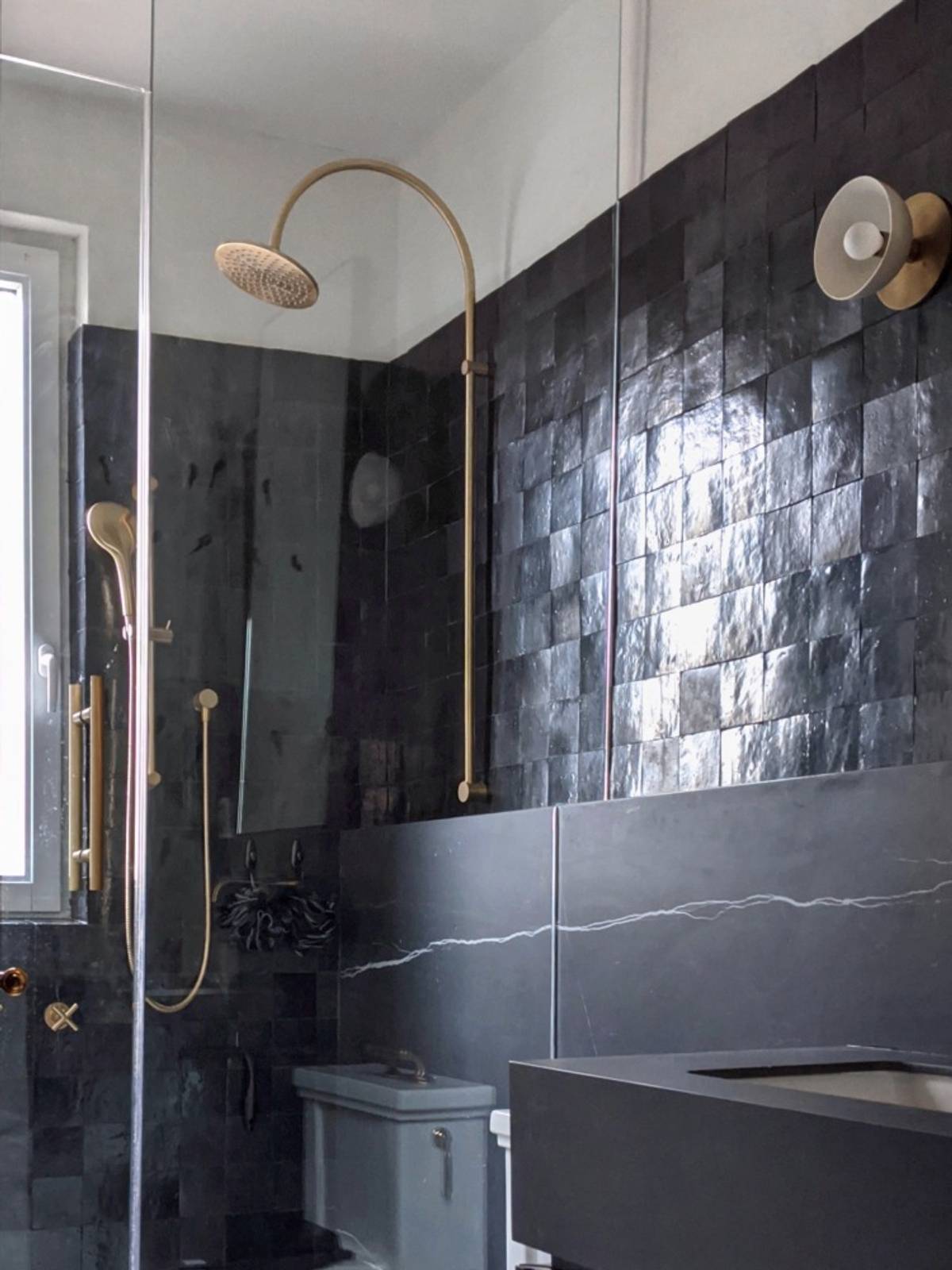 zellige tiles | charred cedar black 4" square | clé – clé tile