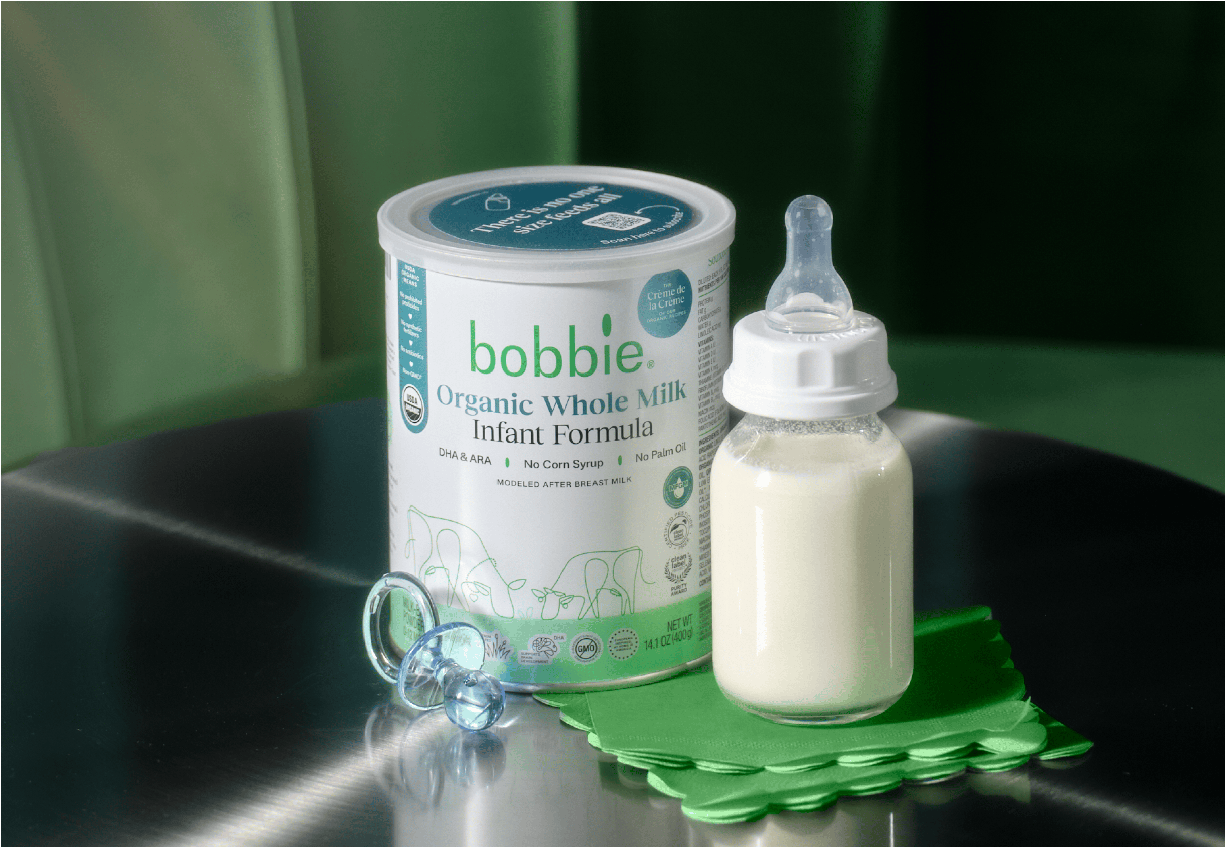 The First USDA Organic Whole Milk Baby Formula Made in America – Bobbie