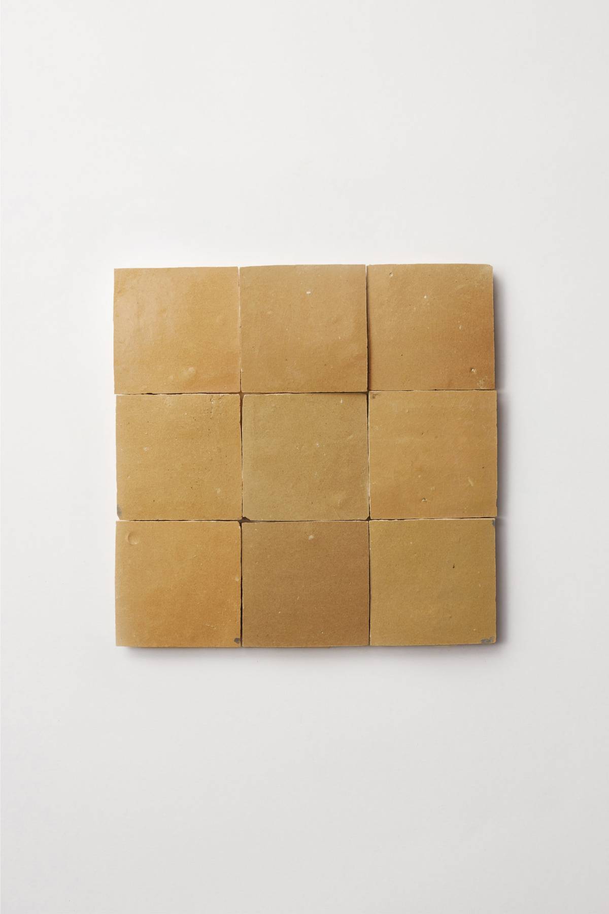 tan zellige tile | moroccan | riverbed 4" square | clé – clé tile