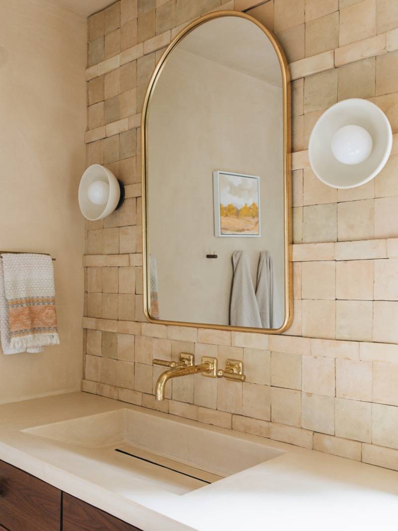 zellige tile | terracotta | unglazed natural 4" square | clé – clé tile