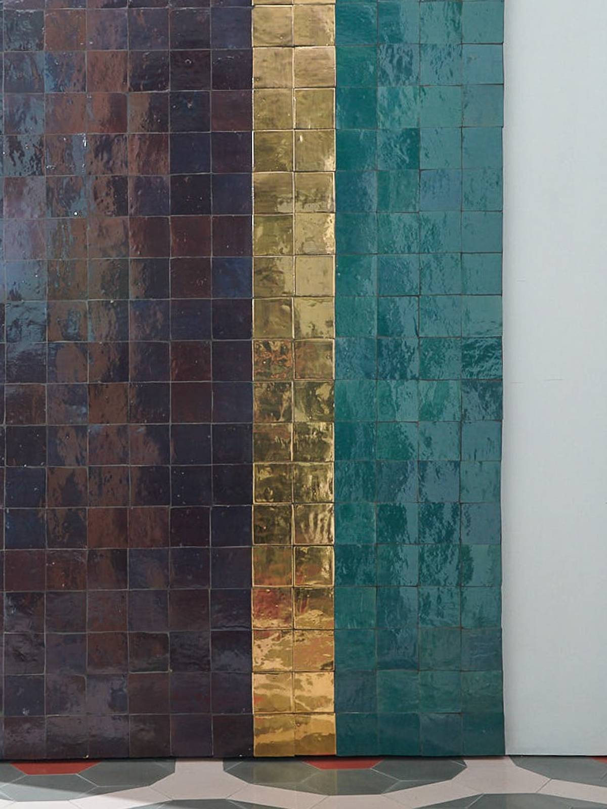 zellige tiles | midnight port purple 4" square | clé – clé tile