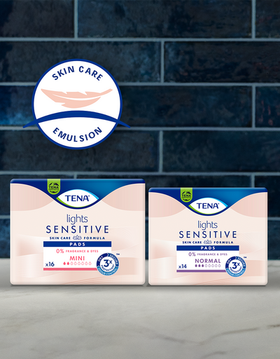 Lights Sensitive | Incontinence Pads & Liners Range | TENA AU